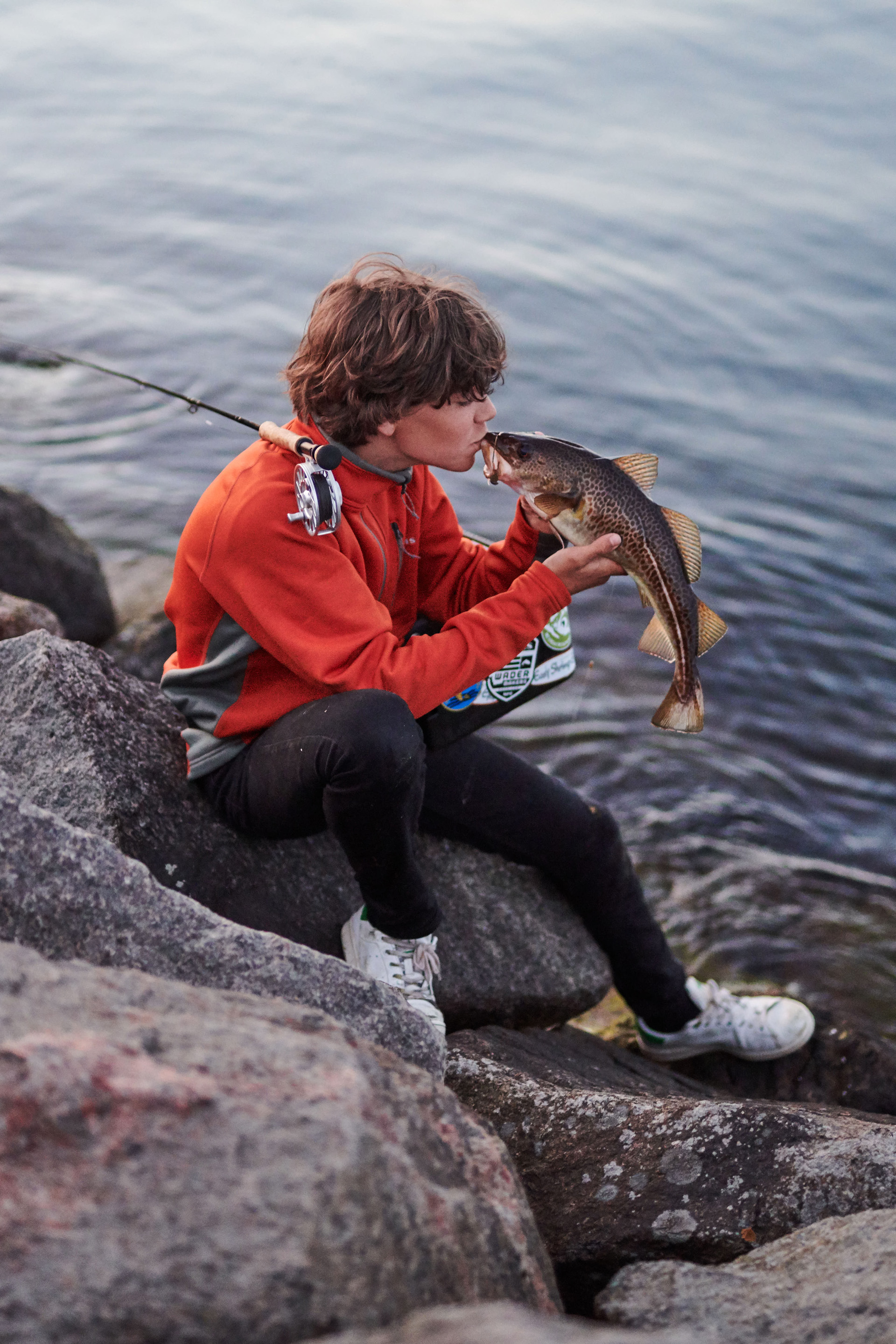 Dorsche von der Küste, einer Mole oder einem Boot aus